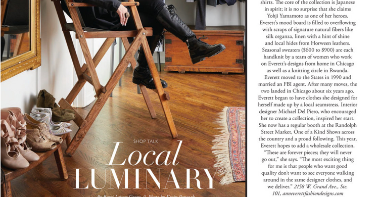 Ann Everett | CS Modern Luxury, March 2018 – Ann Everett Fashion Designs